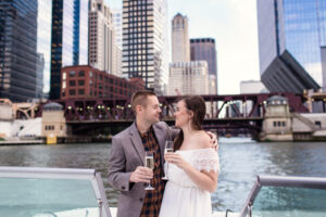 Chicago Riverboat Engagement | Emma Mullins Photography